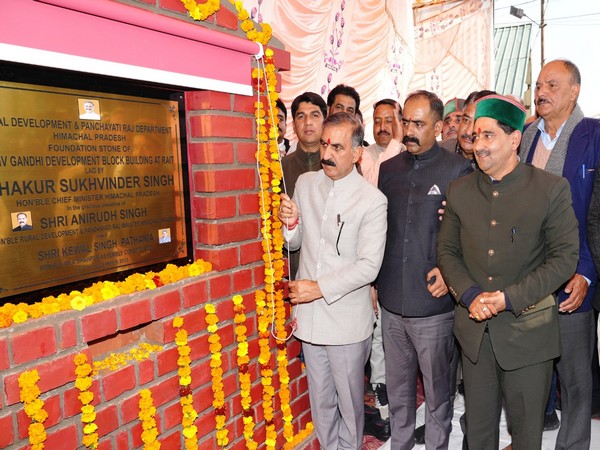 Himachal Pradesh CM lays foundation stone of Rs 5.36 crore BDO office building in Kangara's Rait