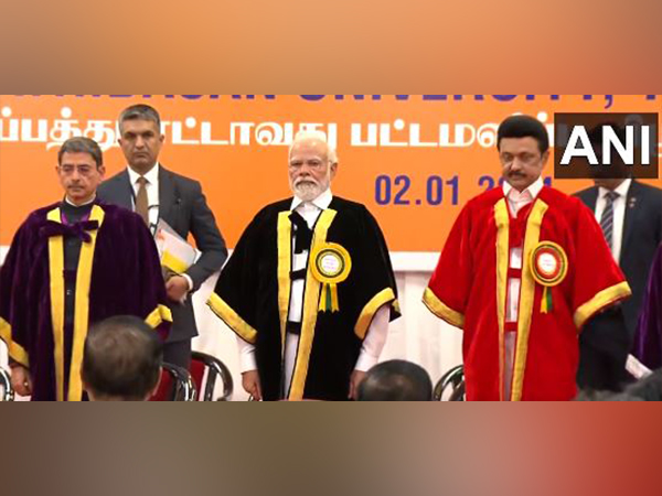 PM Modi attends 38th Convocation Ceremony of Bharathidasan University ...