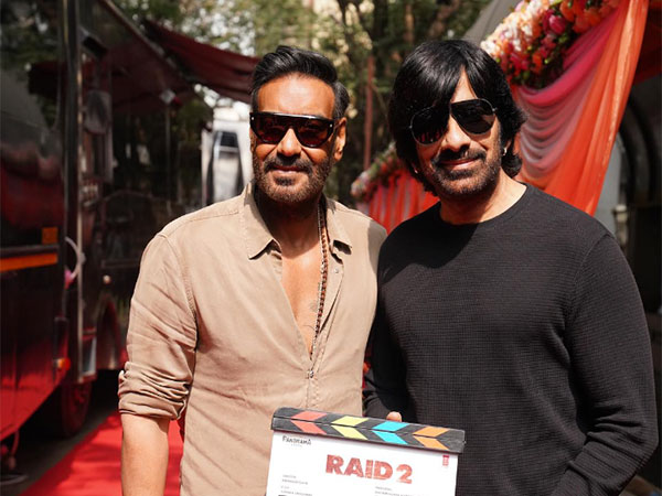 Ravi Teja gives mahurat clap for Ajay Devgn-starrer 'Raid 2'