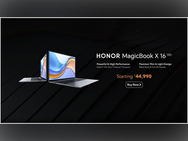 HONOR Introduces All-new HONOR MagicBook X 16 2024 in India