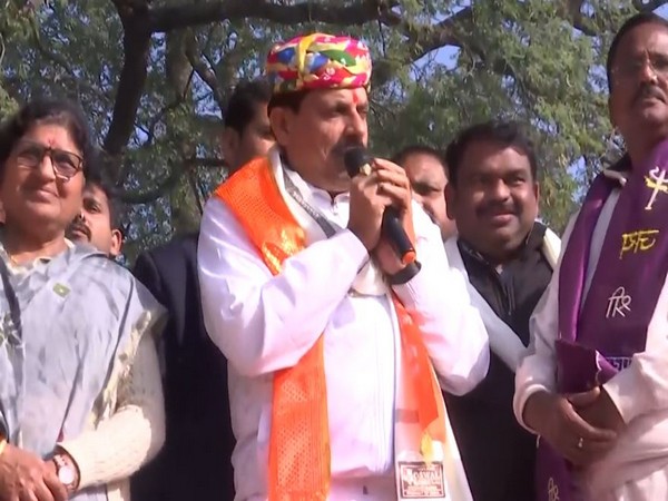 Madhya Pradesh CM Mohan Yadav lights lamps to start Rahgiri Anandotsav