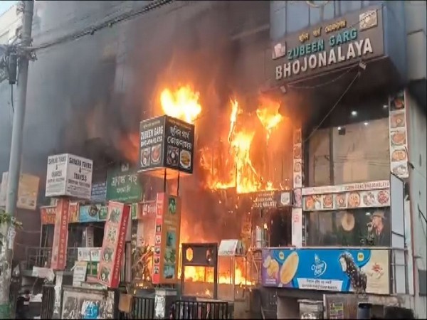 Assam: Fire breaks out at commercial complex in Guwahati