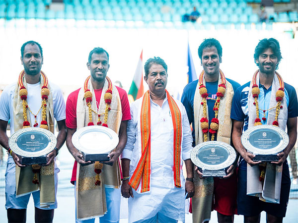 India Davis Cup stars felicitated at inauguration of Bengaluru Open 2024