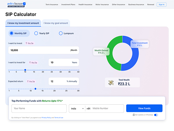 Policybazaar Encourages Investments with a Goal-Driven Financial Strategy