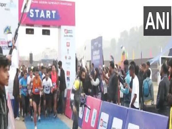 Assam DGP GP Singh flags of 21-km 'Guwahati Marathon'