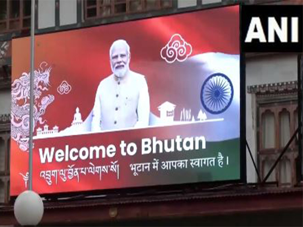 In Bhutan, posters put up to welcome PM Modi