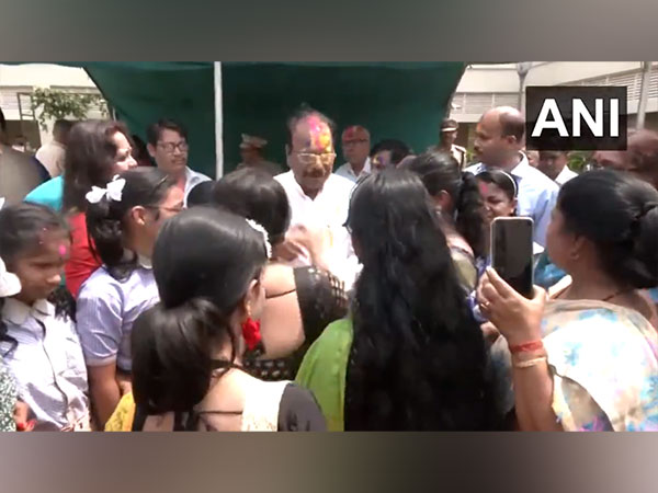 Tripura Governor N. Indrasena Reddy celebrates Holi at Raj Bhawan