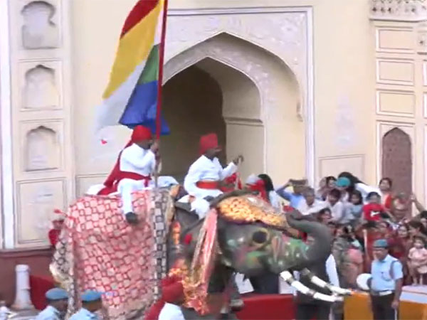 Gangaur Mata royal procession taken out in Rajasthan's Jaipur