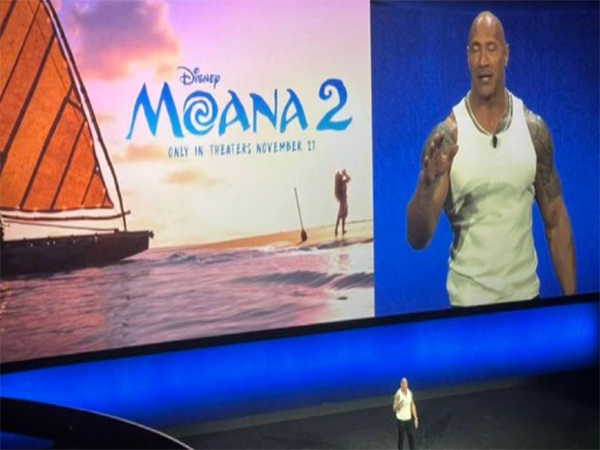 Dwayne Johnson reveals 'Moana 2' details at CinemaCon