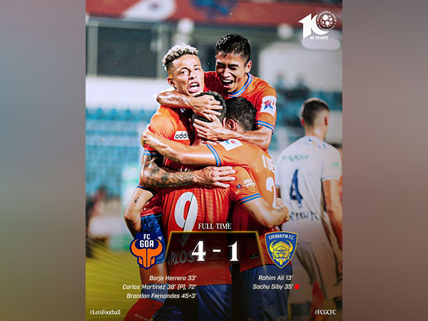ISL: FC Goa wraps up league campaign with stellar win over Chennaiyin