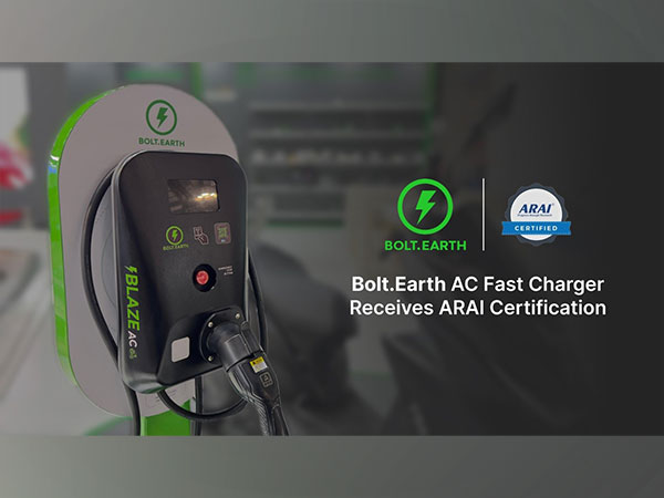 Bolt.Earth Receives ARAI Certification for Level 2 AC Fast Charger ...