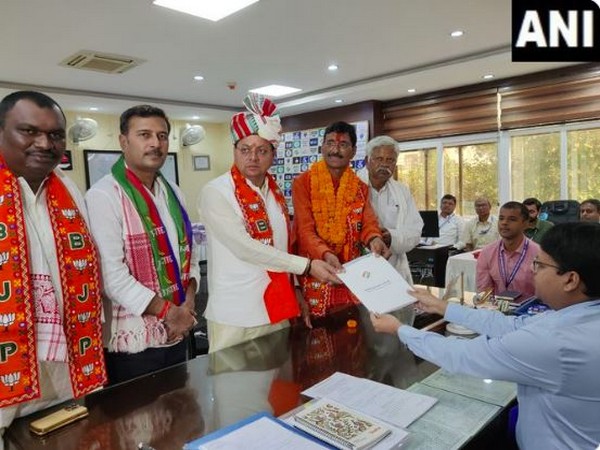 BJP candidate Sanjay Seth files nomination from Ranchi Lok Sabha seat