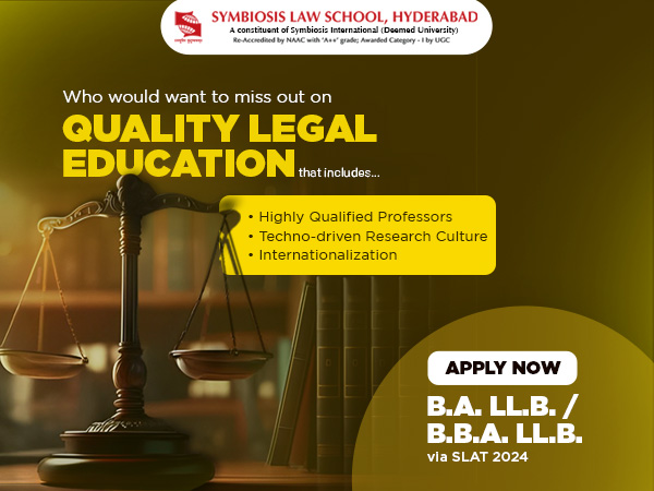 Symbiosis Law School (SLS), Hyderabad's BA/BBA LLB Programmes ...