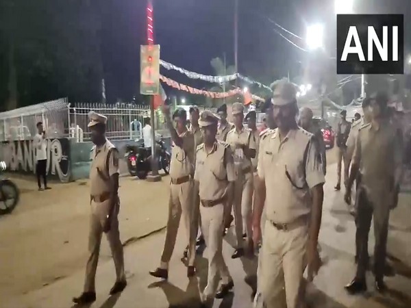 Odisha: Khordha police conduct flag march in Banpur ahead of polls