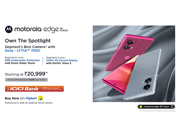 Motorola edge 50 Fusion Goes on Sale with the Segment's Best 50MP ...