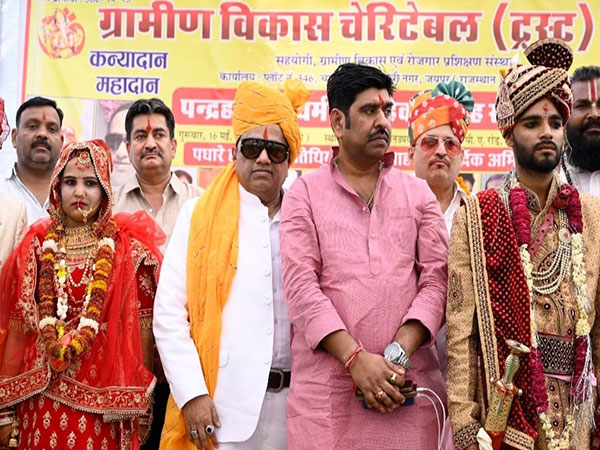 Hukum Uday Pratap Singh Graces Mass Marriage Event in Jaipur