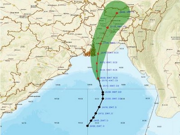 Cyclonic storm 'Remal' about 240 km south-southeast of Sagar Islands ...