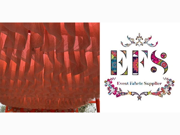 Event Fabric Supplier Launches Innovative Jute Wave Ceiling for Boho ...