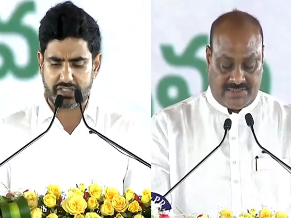 Andhra: TDP's Nara Lokesh, Atchannaidu sworn-in as ministers in Naidu Cabinet