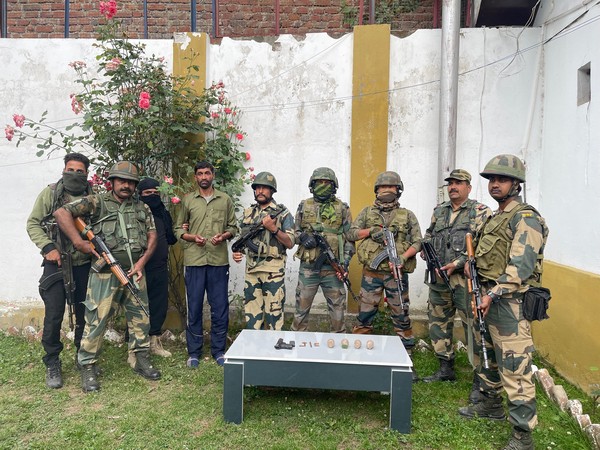 J-K: Arms, ammunition and explosives recovered by BSF in Kupwara
