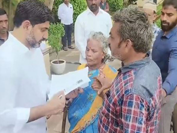 Andhra Minister Nara Lokesh holds "Praja Darbar" to address people's grievances