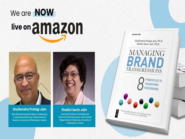 University of Washington Professors Unveil A Breakthrough Book on Managing Brand Transgressions ...