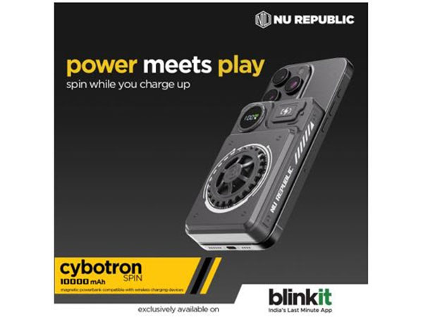Nu Republic Drops the Cybotron Spin 10000 mAh Powerbank - India's First ...