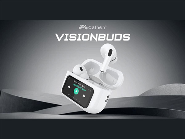New Aethon VisionBuds Launched with an On-Case Touch-Screen Display ...