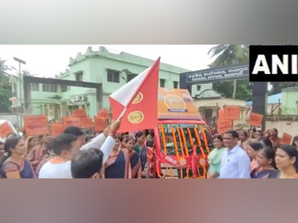 MP Sambit Patra, Odisha Minister flag off 'Subhadra Swagat Padayatra ...