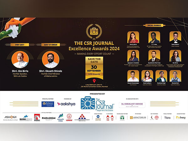 7th Edition of The CSR Journal Excellence Awards on 30th September 2024 ...