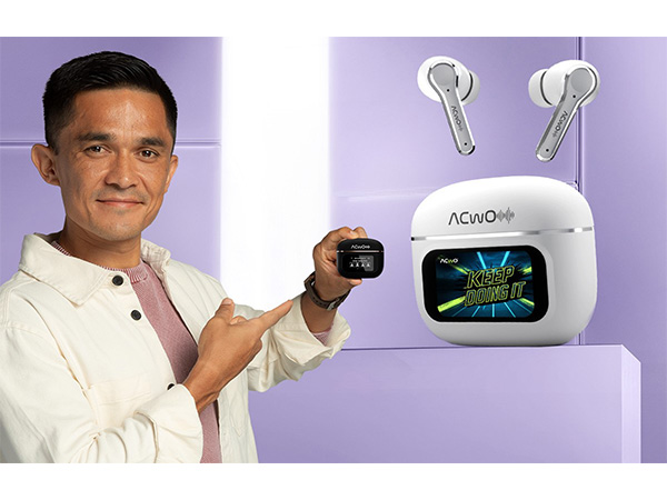 ACwO Launches Their First-Ever Original 1.45" Smart Touch Display Earbuds