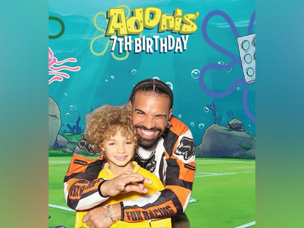Drake celebrates son Adonis' 7th birthday with SpongeBob-themed party