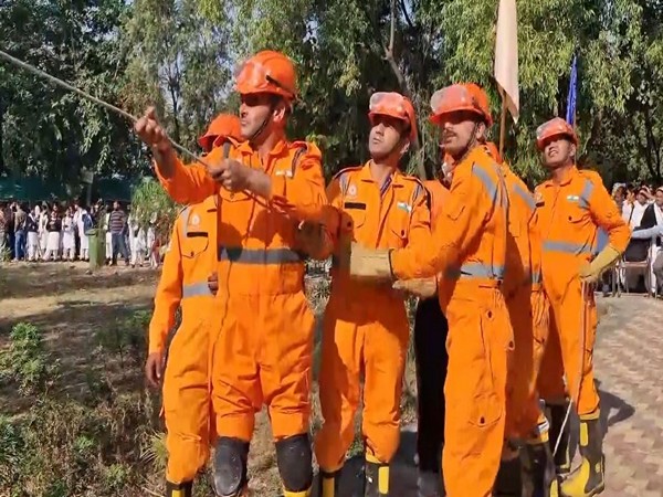J-K: NDRF conducts mock drill on emergency, rescue operations in Reasi
