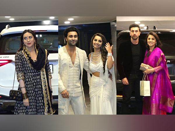 Kapoor family joins Aadar Jain-Alekha Advani's roka ceremony