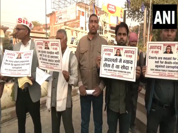 Members of Save Indian Family Foundation (SIFF) hold protest over Atul ...