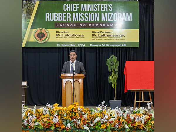 Mizoram CM Lalduhoma launches Chief Minister's Rubber Mission