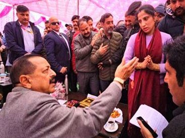 Union Minister Jitendra Singh holds public darbar in Ramban