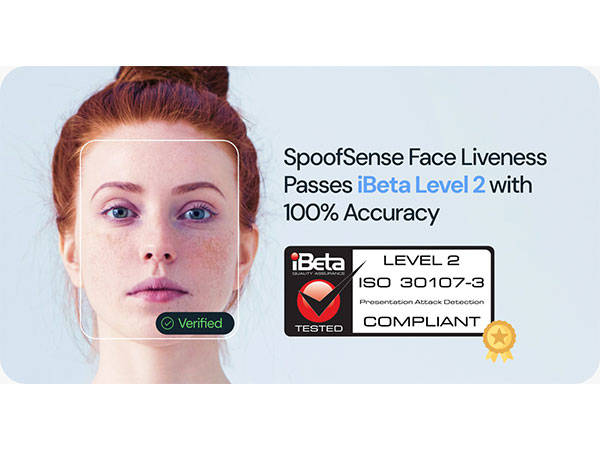 SpoofSense Liveness Achieves iBeta Level-2 Compliance, Strengthening ...