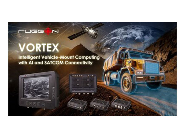 RuggON Unveils VORTEX Vehicle Mount Computer with AI-Enhanced, SATCOM-Ready