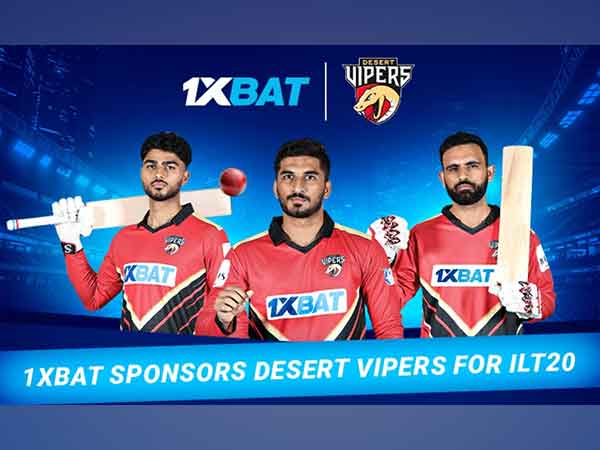 1xBAT sponsors Desert Vipers for ILT20: we are delighted to contribute ...
