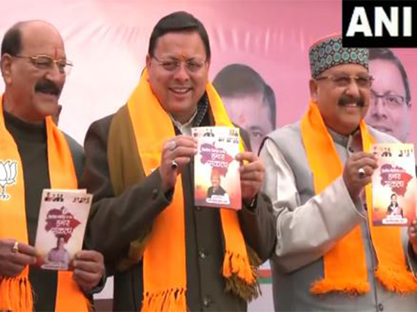 Uttarakhand: CM Dhami unveils BJP's 'Sankalp Patra' for Civic Polls