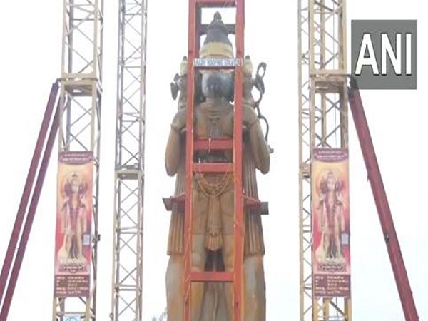 72-feet-tall Hanuman statue installed in Kacharkanahalli, Bengaluru