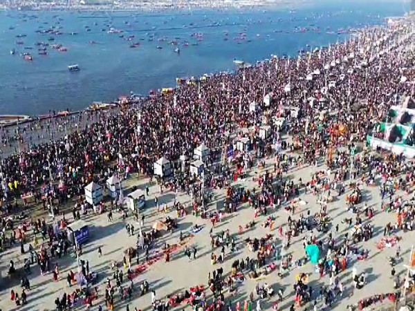 Mahakumbh welcomes Ramnami sect devotees from Chhattisgarh for holy dip