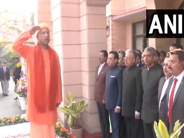 UP CM Yogi Adityanath unfurls national flag in Lucknow on 76th Republic Day