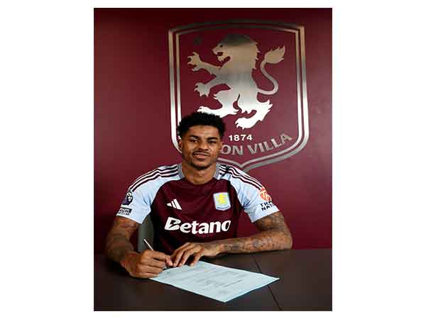 Aston Villa sign Marcus Rashford on loan deal from Manchester United