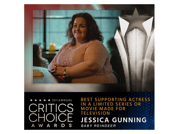 Jessica Gunning wins Best Supporting Actress at Critics Choice Awards ...