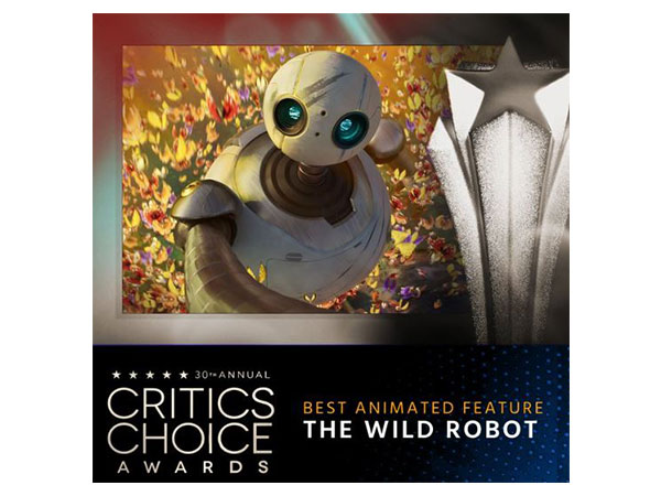'The Wild Robot' triumphs as Best Animated Feature at the 30th Critics Choice Awards