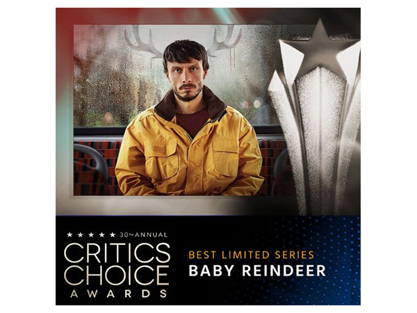 'Baby Reindeer' wins Best Limited Series at 30th Critics Choice Awards