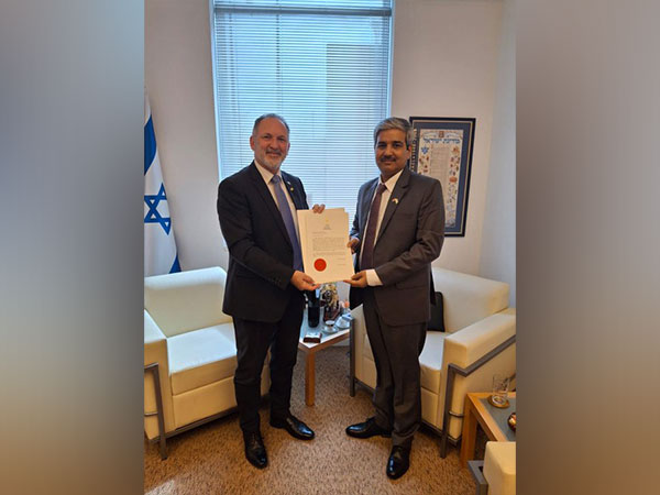 Indian Ambassador-designate to Israel presents credentials to Chief of State Protocol Gil Haskel