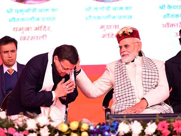PM Modi applauds Uttarakhand CM Pushkar Singh Dhami's work during his ...